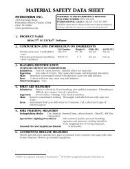 msds bioact sc10 - The Solder Connection