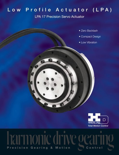 Power amplifier harmonic drive llc