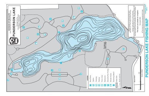 punderson lake fishing map - Ohio Department of Natural Resources