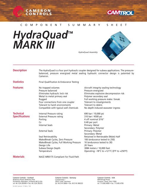 HydraQuad Mark III - cedip