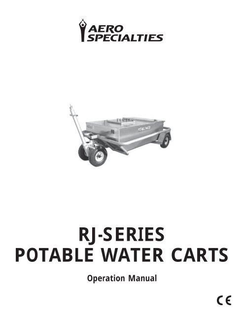 RJ-SERIES potablE WatER CaRtS - Aeroservicios