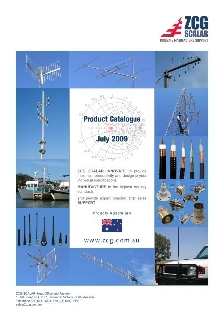 ZCG SCALAR - Product Catalogue