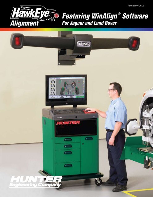 HawkEyeâ ¢ Alignment Featuring WinAlignÂ® Software, Form 5890-T