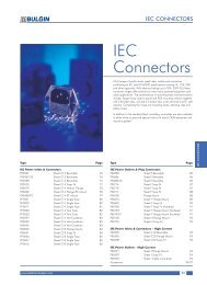Bulgin Buccaneer 900 Series IP68 Waterproof Connectors