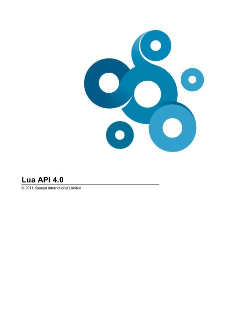 Lua Api 4 0 Kaseya Documentation