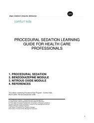 PROCEDURAL SEDATION RECORD SEDATION FORM