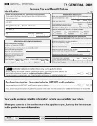 T1 General 2007 Income Tax and Benefit Return - Nevcon ...