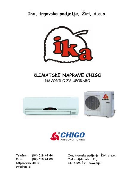 Chigo Inverter navodila