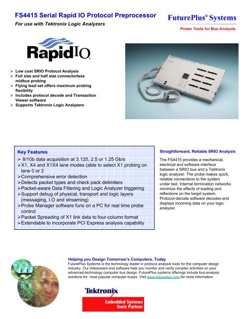 Product Data Sheet - FuturePlus Systems