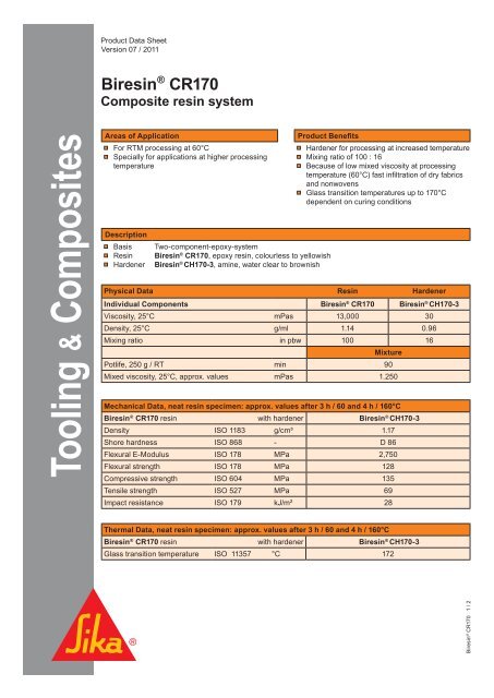 Biresin CR170 - Sika Deutschland GmbH