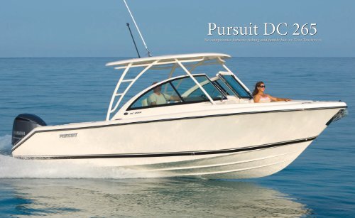 Pursuit DC 265 - Pursuit Boats