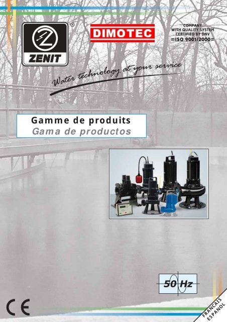 Gamme de produits Gama de productos - Dimotec