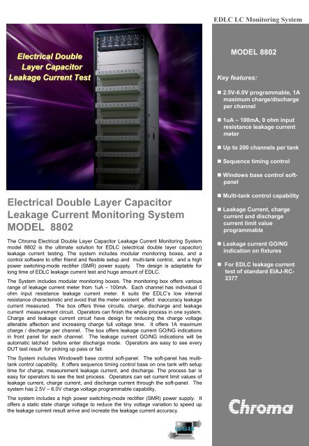 Electrical Double Layer Capacitor Leakage Current Monitoring ...
