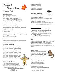 Color & Shapes Songs and Fingerplays #2 - Preschool