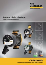 Circulation pumps CATALOGUE - halm.info