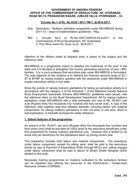 MG-NREGS Guidelines - Seri.ap.gov.in