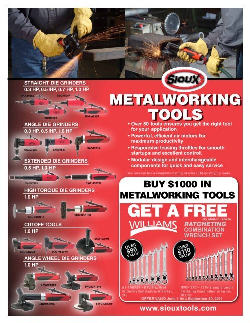 GET A FREE - Sioux Tools