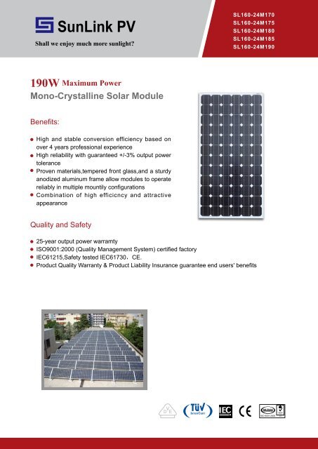 SunLink PV - Il Portale del Sole