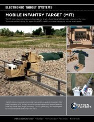 Stationary Infantry Target Cutsheet - Action Target