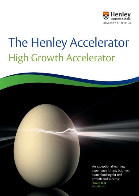 The Henley Accelerator - Henley Business School