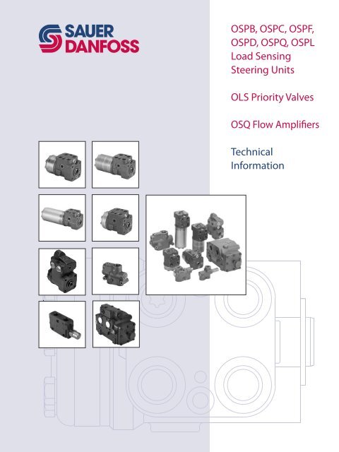 OSPB, OSPC, OSPF, OSPD, OSPQ, OSPL Load Sensing Steering ...