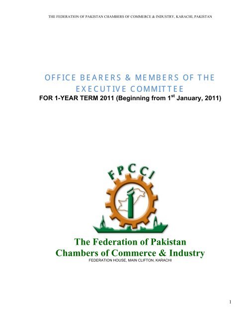 The Federation of Pakistan Chambers of Commerce & Industry