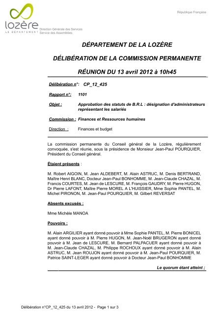 compte rendu seminaire codir holding - Documents - Conseil ...