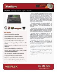 VNS2200 Controller - Visiplex