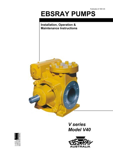V Series Model V40 - Ebsray Pumps