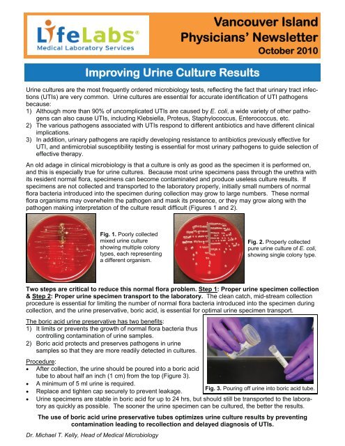 British Columbia Physician Newsletter (Island) - October ... - Lifelabs