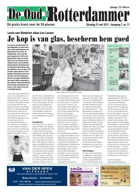 Jaargang 7, nr 11, week 22 - De Oud Rotterdammer