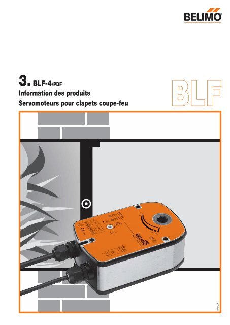 BLF230-T Servomoteur Ã ressort de rappel 90 - Belimo