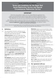 Special Circumstances Application Form - Royal Mail