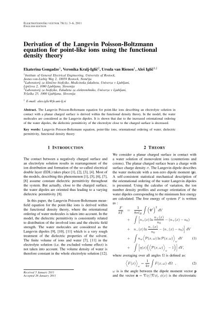 Derivation of the Langevin Poisson-Boltzmann equation for point ...