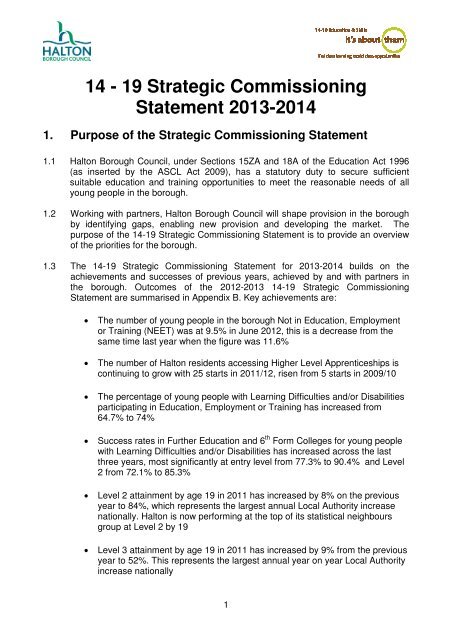 Appendix 1 14-19 Strategic Commissioning Statement 2013-14.doc ...