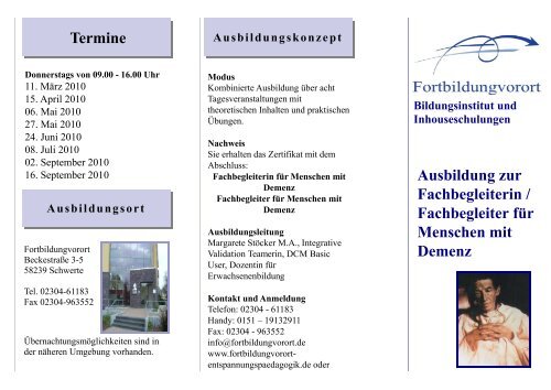 Flyer - Fortbildungvorort