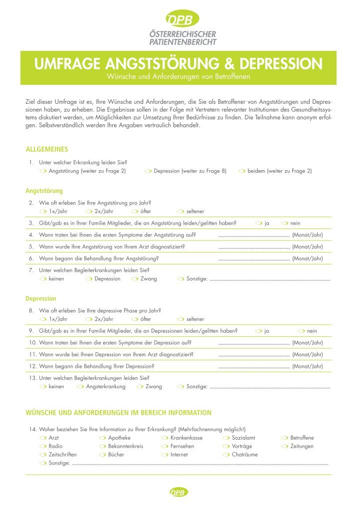 Patientenbericht Magazine