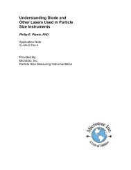 Use of Triton X100 Surfactant in Microtrac Particle ... - Microtrac, Inc.