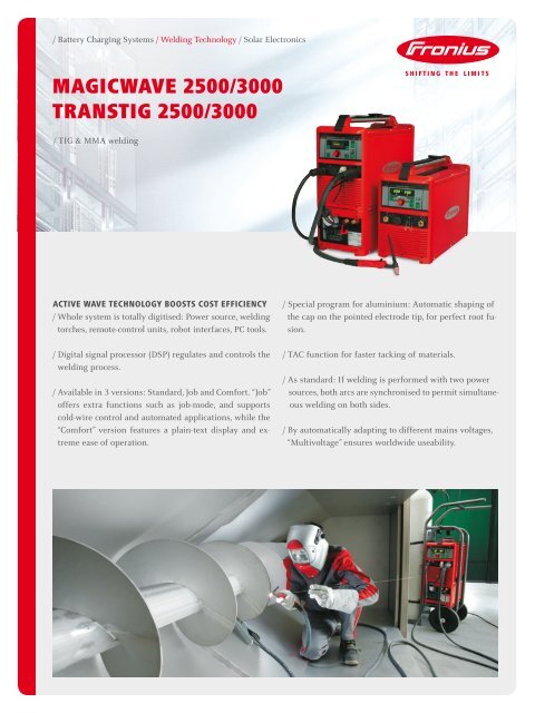 magicwave 2500/3000 TransTig 2500/3000 - Ambitex