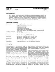 ECE 382 Digital Systems Design