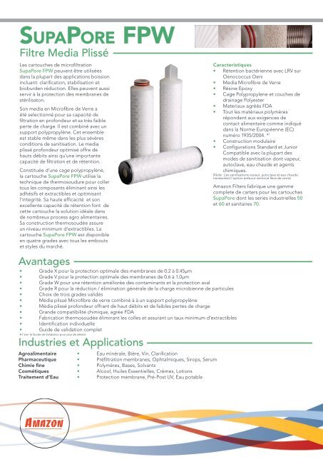 SupaPore FPW - Amazon Filters