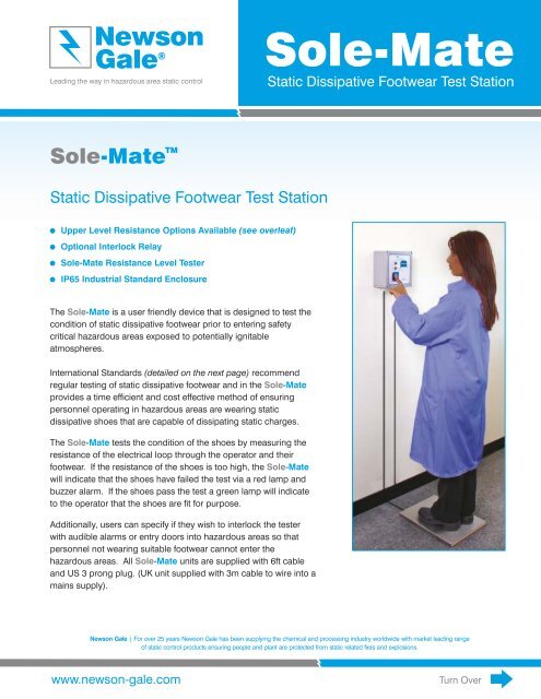 Sole-Mate Resistance Level Tester - Newson Gale