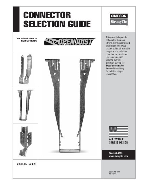 CSG-OJ12 - Simpson Strong-Tie