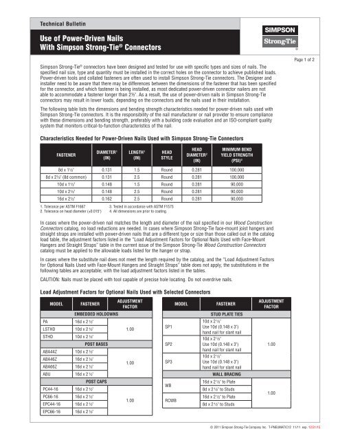 T-PNEUMATIC12 - Simpson Strong-Tie
