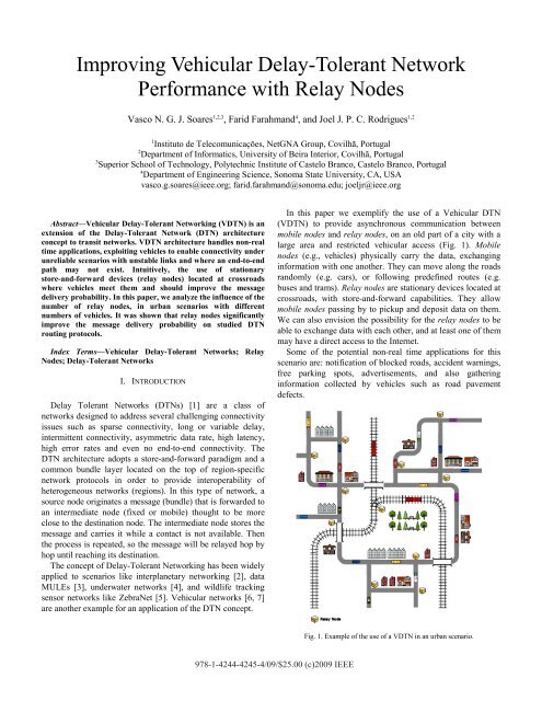 Improving Vehicular Delay Tolerant Network Ieee Xplore