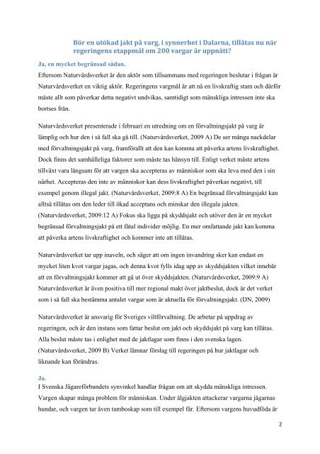 Bör en utökad jakt