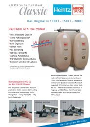 NIKOR GfK-Sicherheitstank - Otto Heintz GmbH & Co. KG