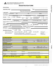 General School Safety Inspection Checklist - School District 68