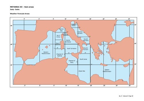 METAREA III - Sub areas I