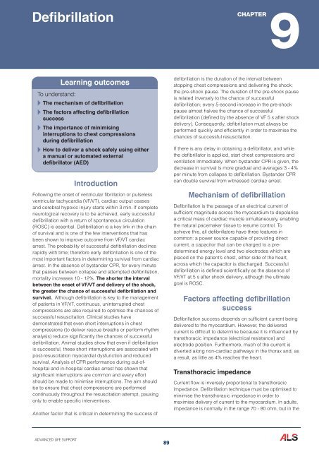 Defibrillation - Welcome to the Resuscitation Council (UK)